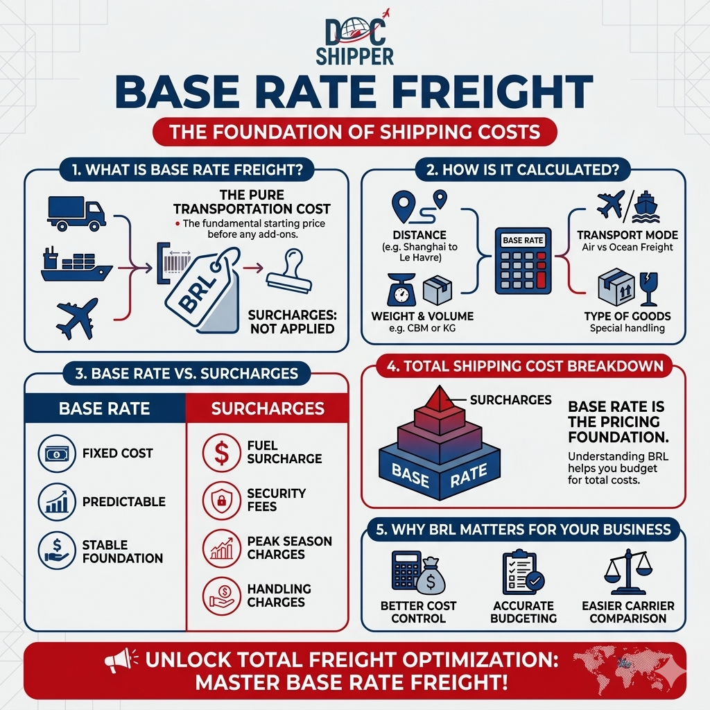 Base Rate: Definition & Freight Guide for 2026 | DocShipper
