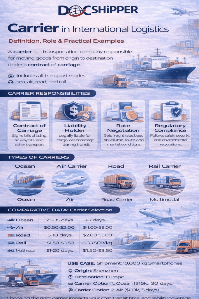 Carrier: Definition, Role & Guide for 2026