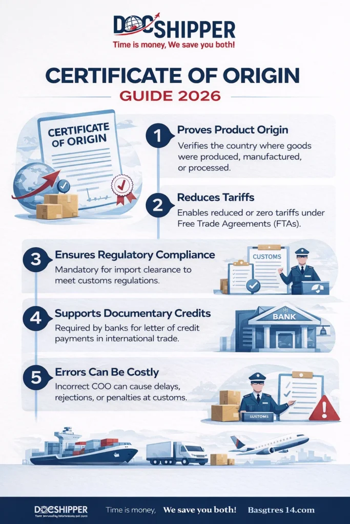 Certificate of Origin: Definition & Guide for 2026