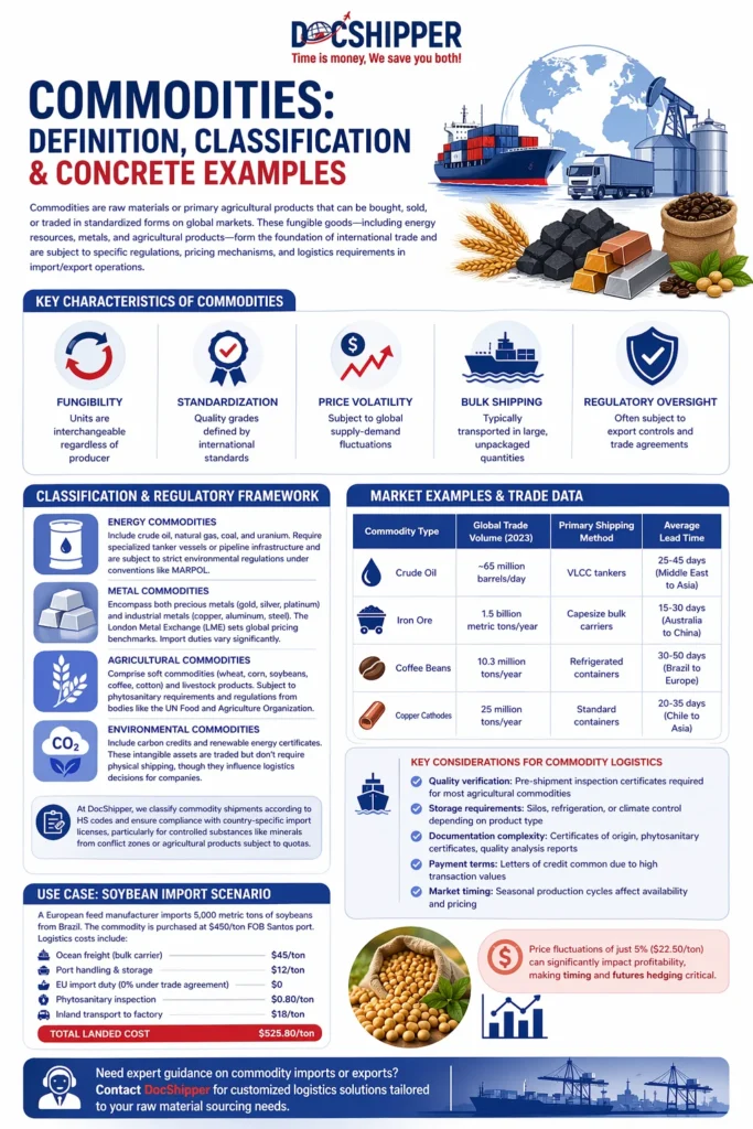 Commodities: Definition, Classification & Guide for 2026