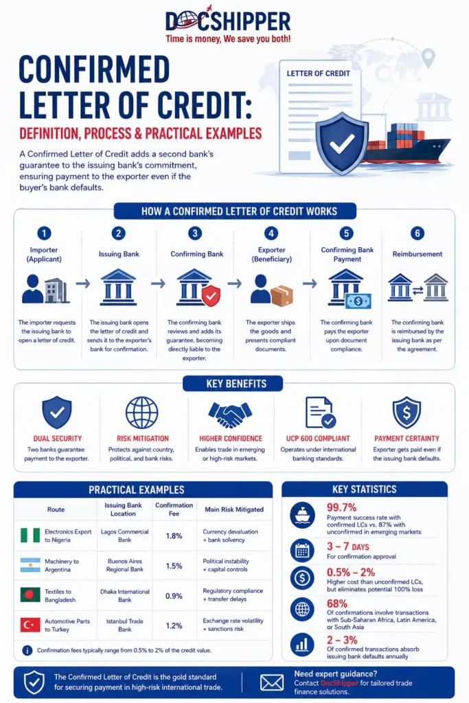 Confirmed Letter of Credit: Definition & Guide en 2026