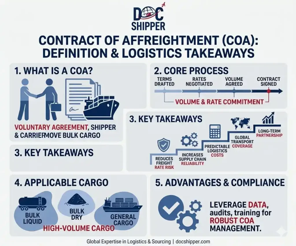 Contract of Affreightment: Definition & Guide in 2026
